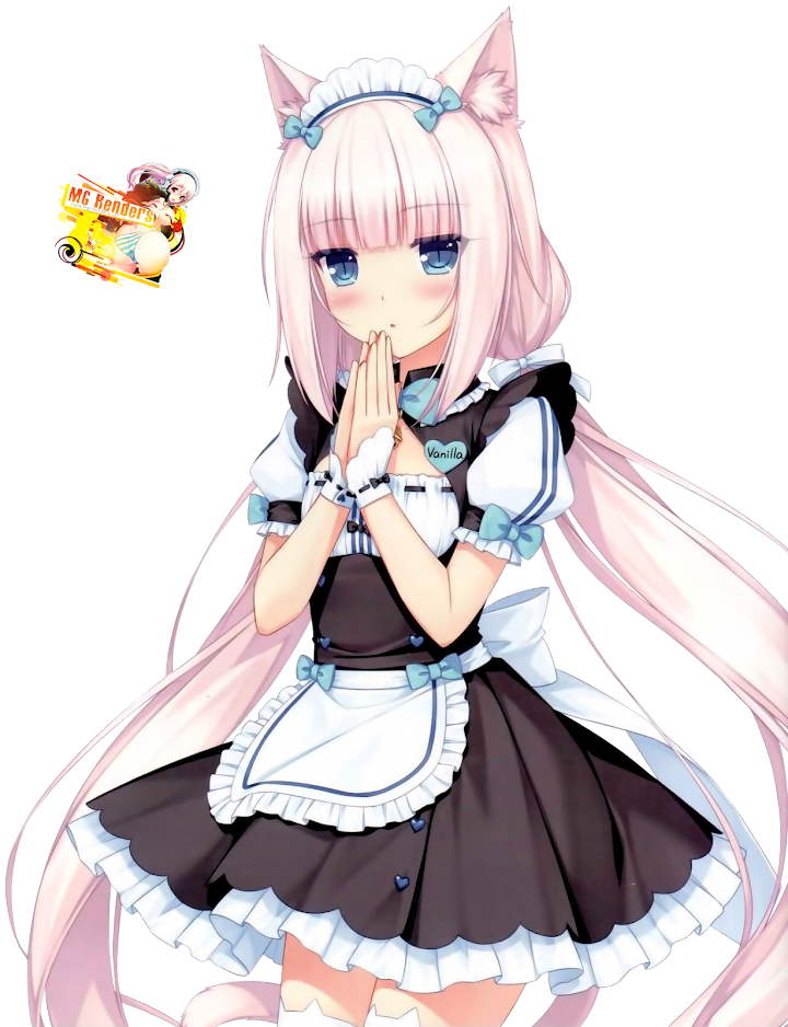 Vanilla Render Maid Nekomimi Png